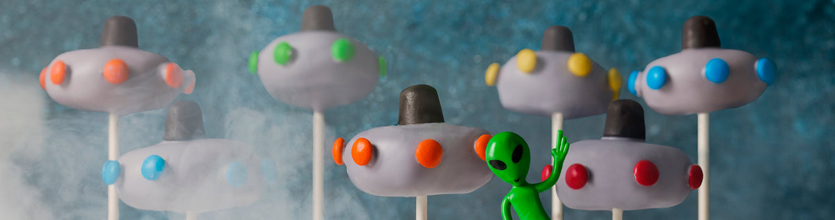 UFO Cake Pops