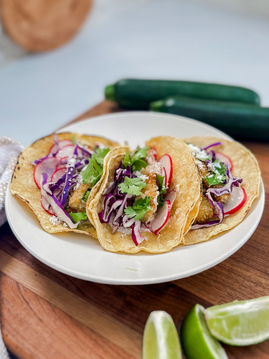 Crispy Zucchini Tacos